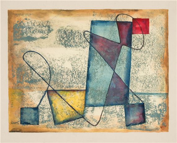 Otto Ritschl | Komposition 58/2 (1958) | MutualArt