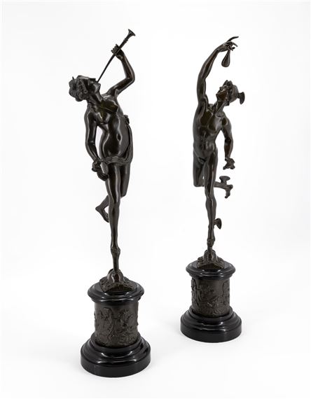Giambologna | BRONZE FIGURINES OF MERCURY AND OF FORTUNA. (19th Century ...