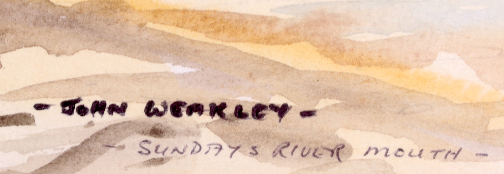 John Weakley | SUNDAYS RIVER MOUNTH | MutualArt