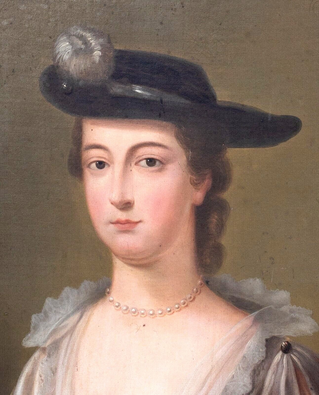 English Naïve School, 18th Century | PORTRAIT OF MARY ANNE WARD OIL ...