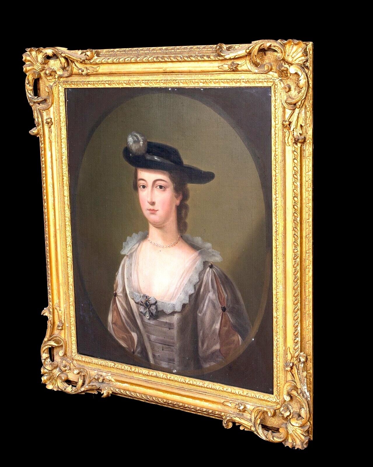 English Naïve School, 18th Century | PORTRAIT OF MARY ANNE WARD OIL ...