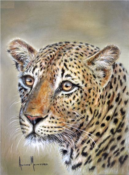 Andre Meintjies | PORTRAIT OF A LEOPARD | MutualArt