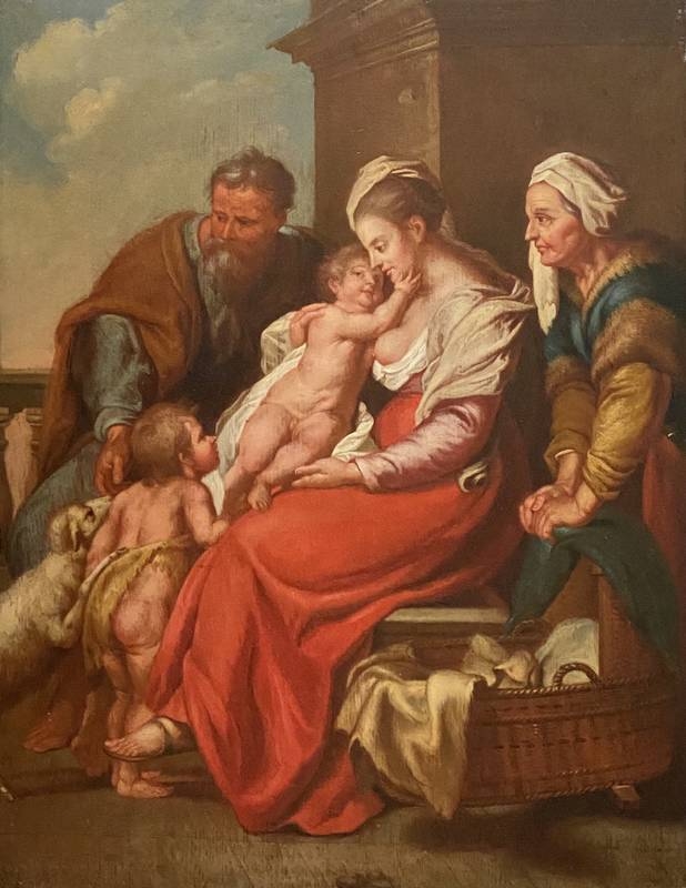 Peter Paul Rubens | Die Heilige Familie mit der Heiligen Elisabeth und dem Johannesknaben ...