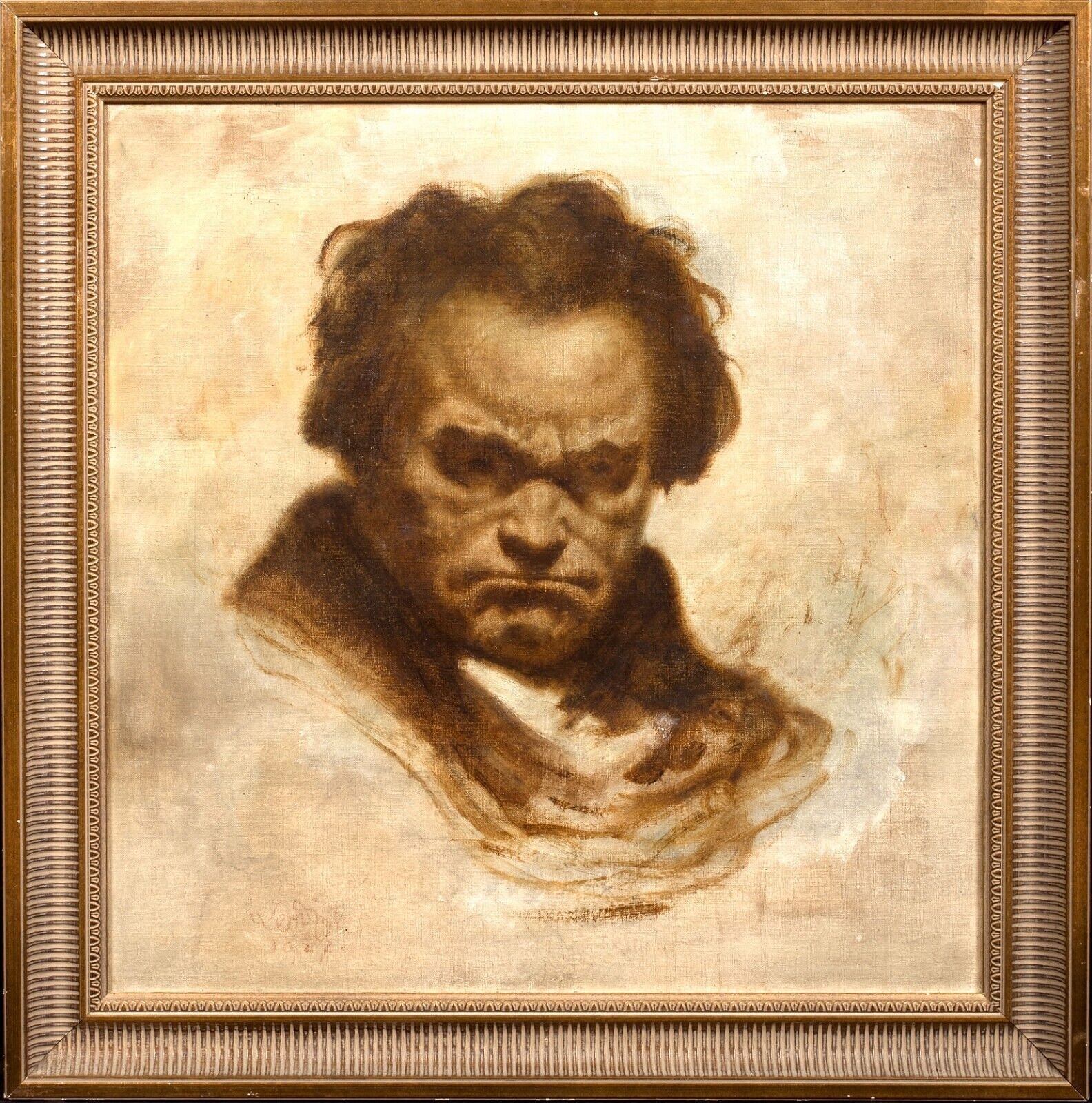 Ludwig Van Beethoven | PORTRAIT OF LUDWIG VAN BEETHOVEN OIL PAINTING ...