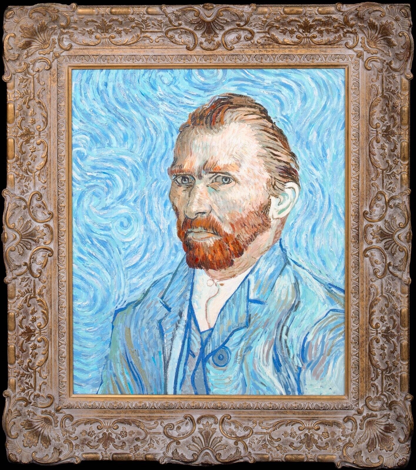 John Myatt | PORTRAIT OF VINCENT VAN GOGH OIL PAINTING (20th Century ...