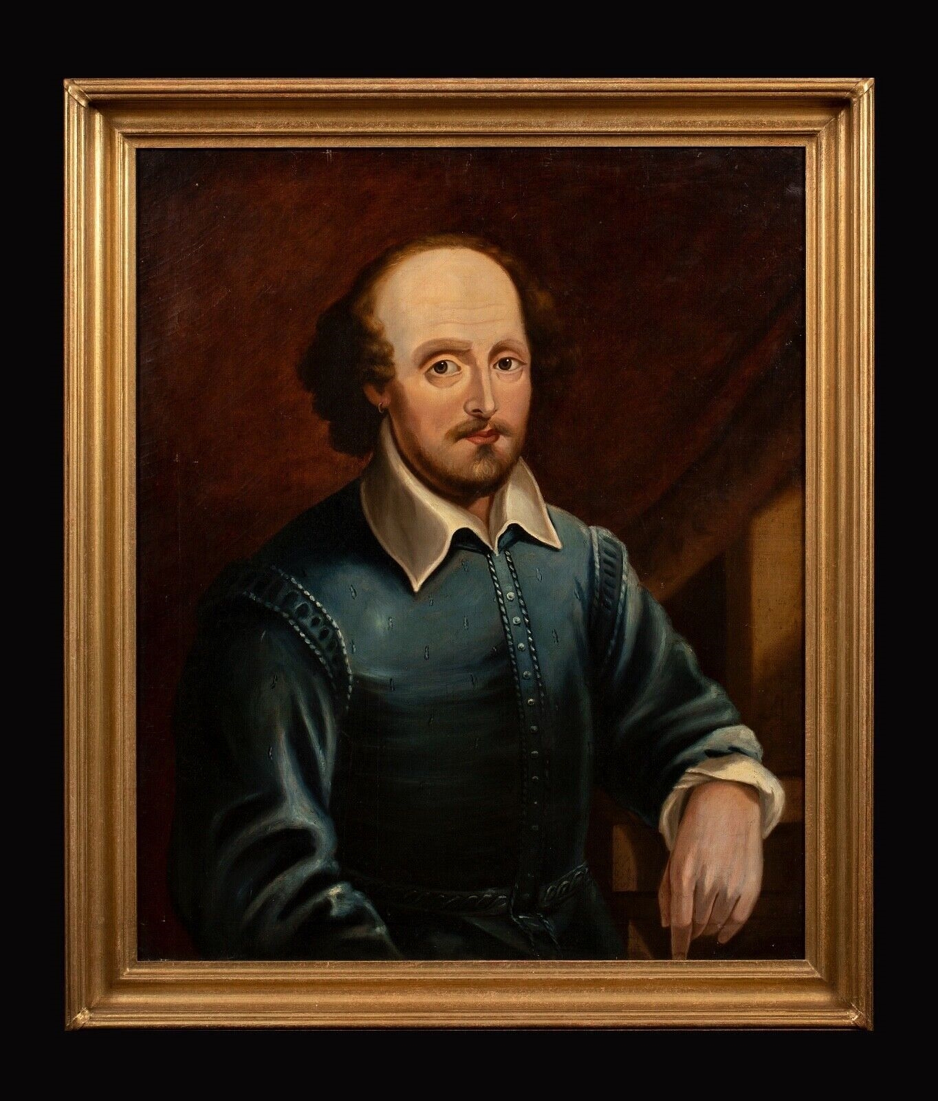 Thomas Spinks | PORTRAIT OF WILLIAM SHAKESPEARE OIL PAINTING (19th ...