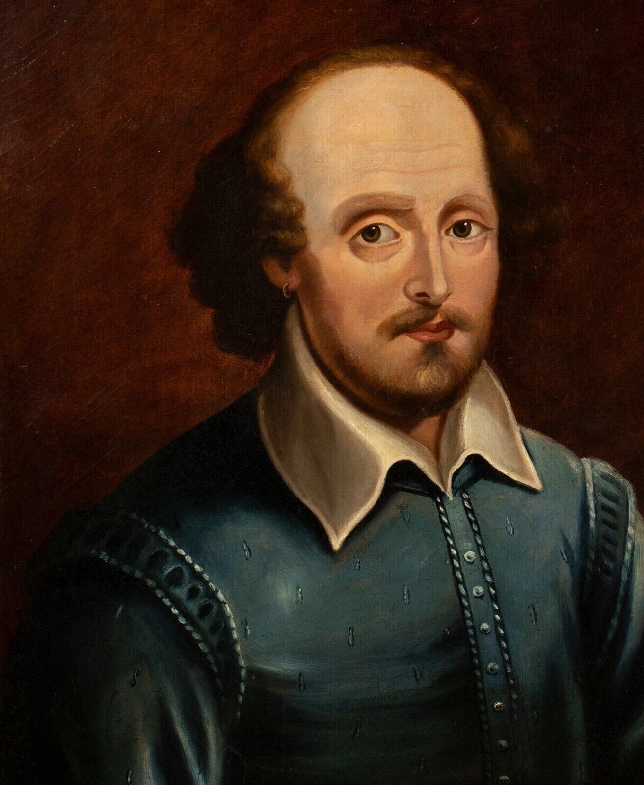Thomas Spinks | PORTRAIT OF WILLIAM SHAKESPEARE OIL PAINTING (19th ...