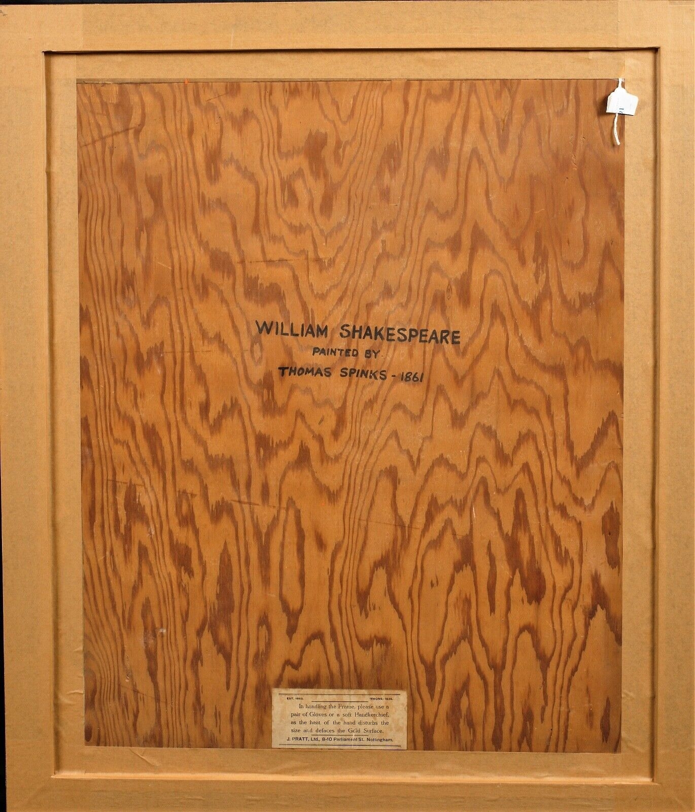 Thomas Spinks | PORTRAIT OF WILLIAM SHAKESPEARE OIL PAINTING (19th ...