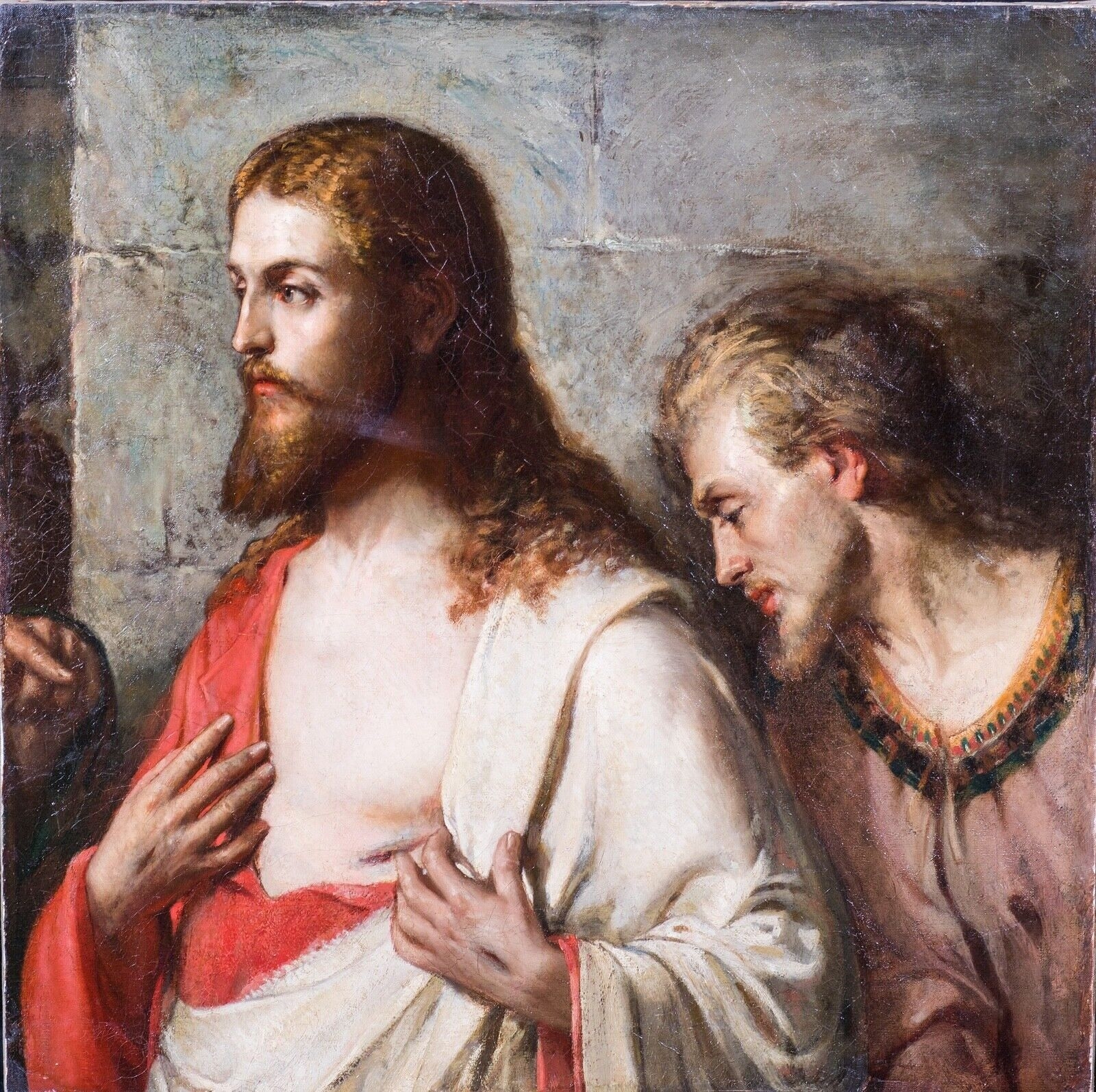 Neo-Classical School, 19th Century | JESUS CHRIST & ST THOMAS OIL ...