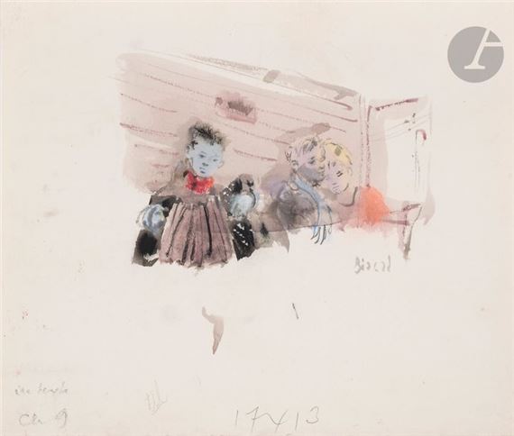 Christian Bérard | Composition with young boys | MutualArt