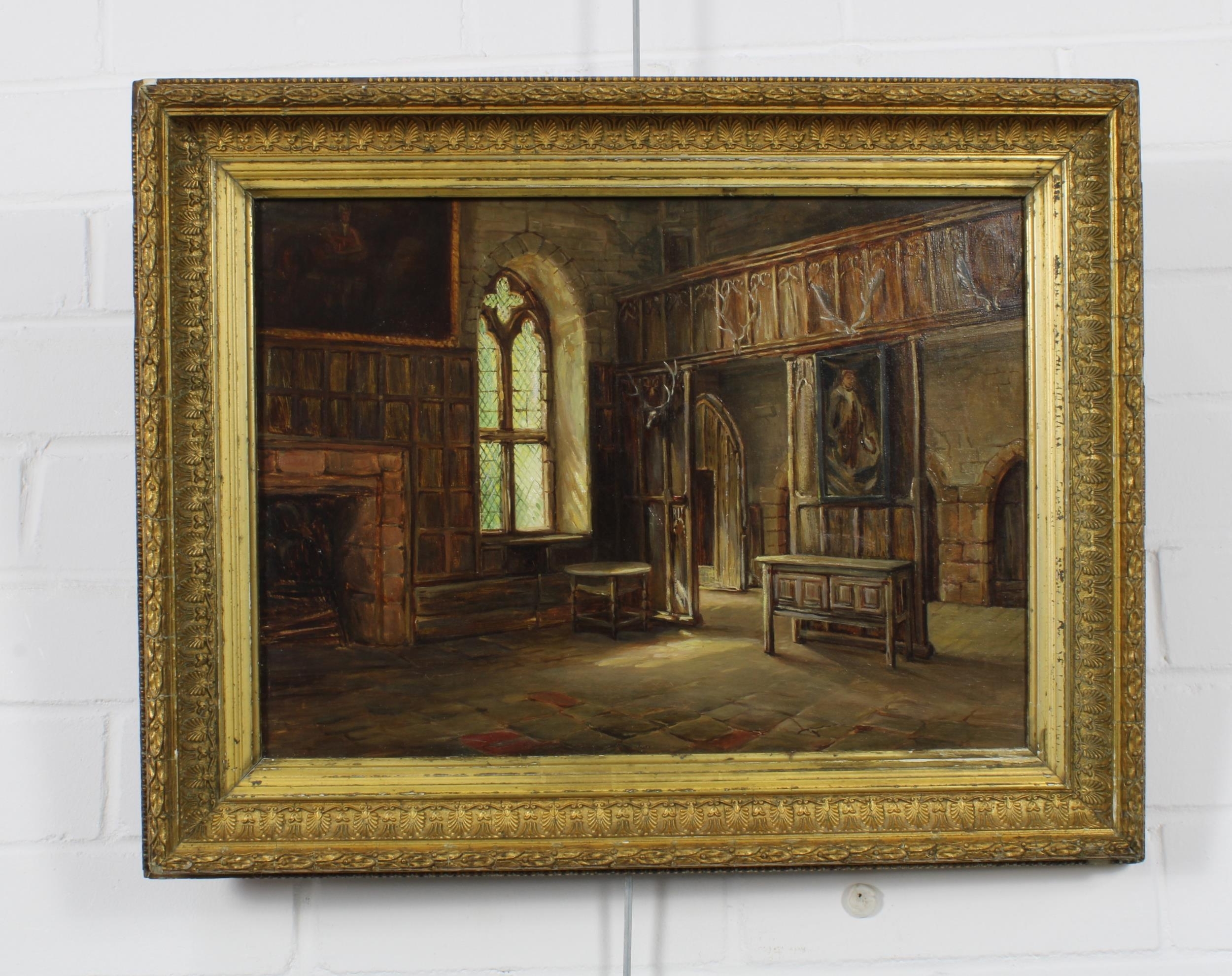 Duncan Mackellar | Castle Interior with Arched Window | MutualArt