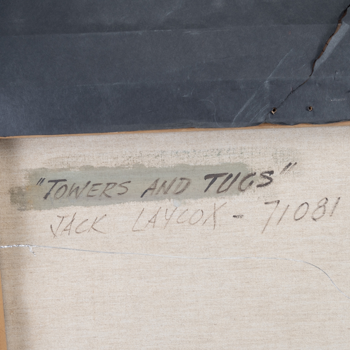 Jack Laycox | Towers and Tugs | MutualArt