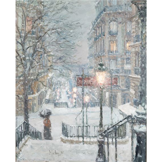 Alan Maley | Street Scene (1931) | MutualArt