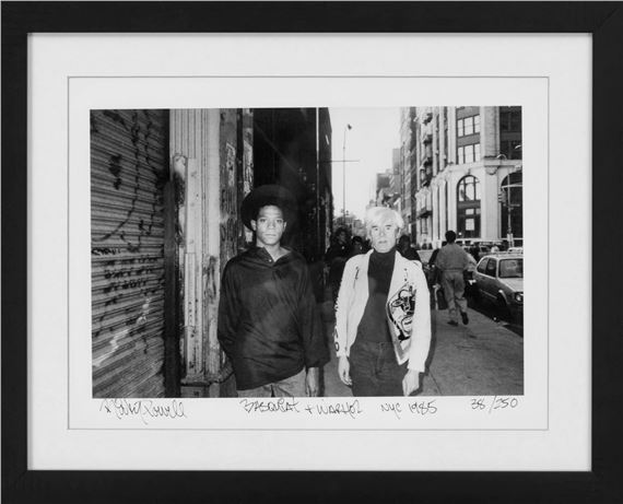 Ricky Powell | Basquiat & Warhol NYC (1985) | MutualArt