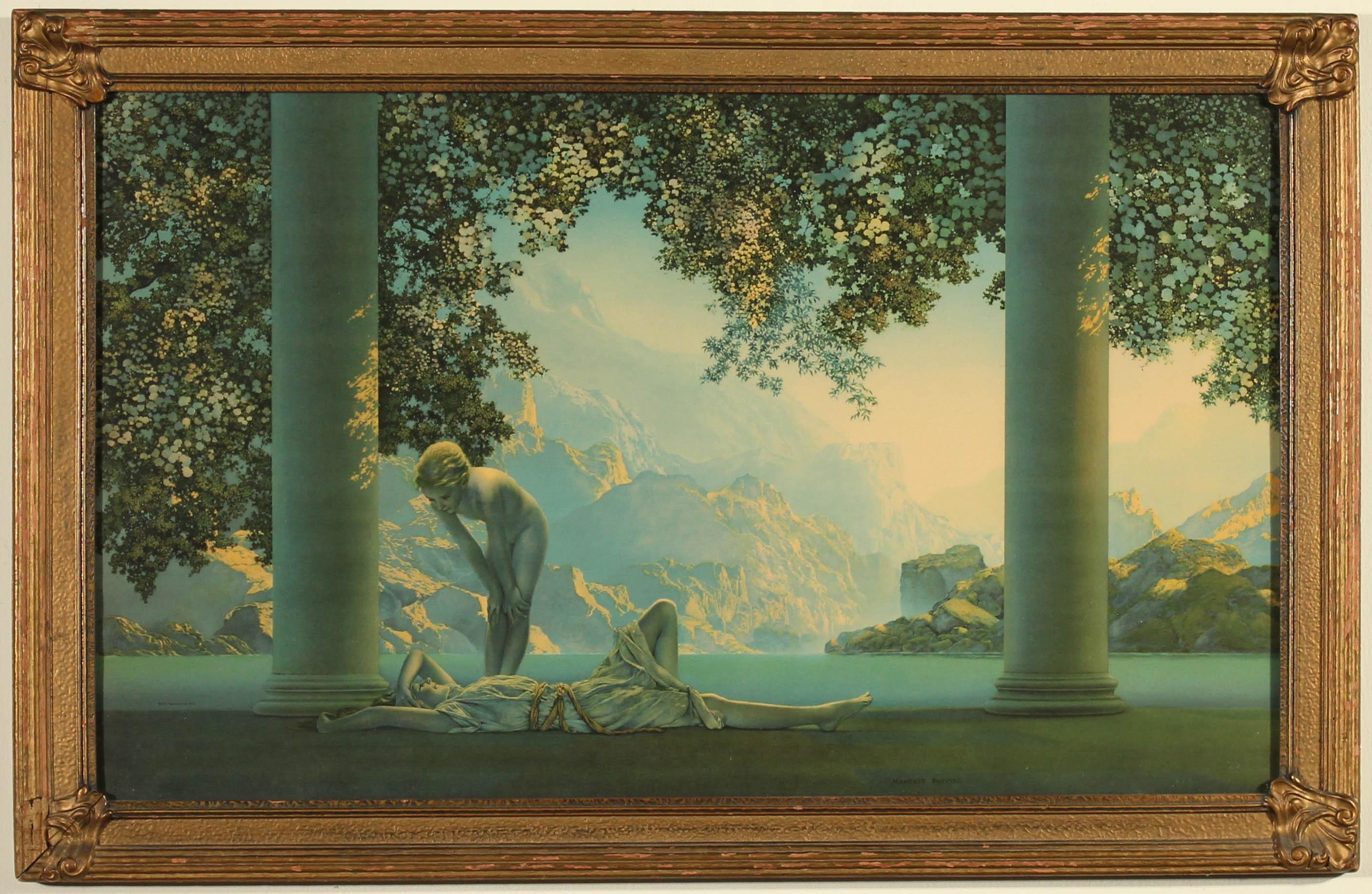 Maxfield Parrish | MAXFIELD PARRISH LITHOGRAPH (Circa 1925) | MutualArt