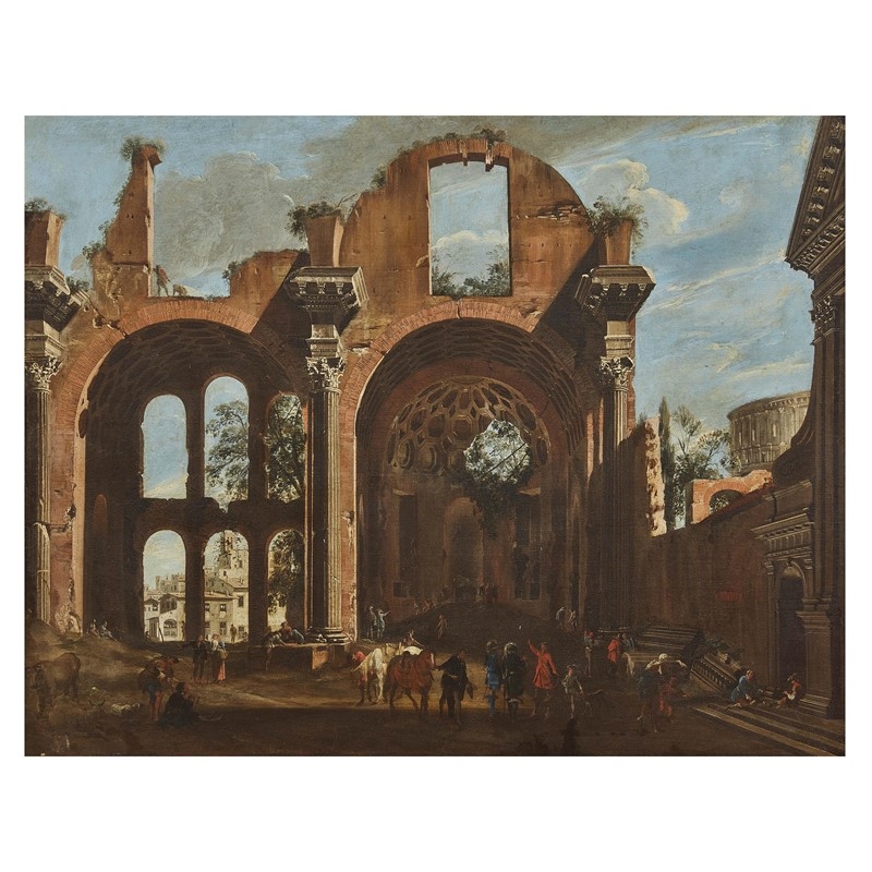 Viviano Codazzi | THE COSTANTINO BASILICA | MutualArt