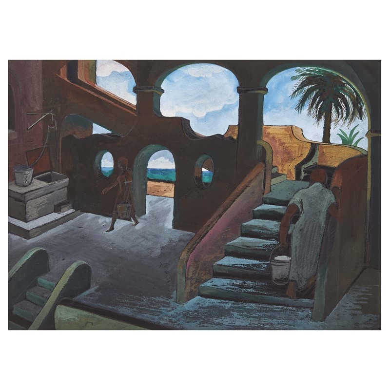 Ernesto Thayaht Michahelles | Design for theatre scene | MutualArt