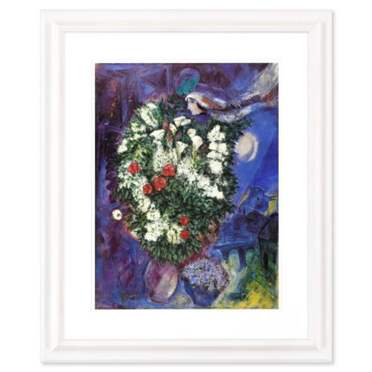 Marc Chagall | Bouquet with Flying Lover | MutualArt
