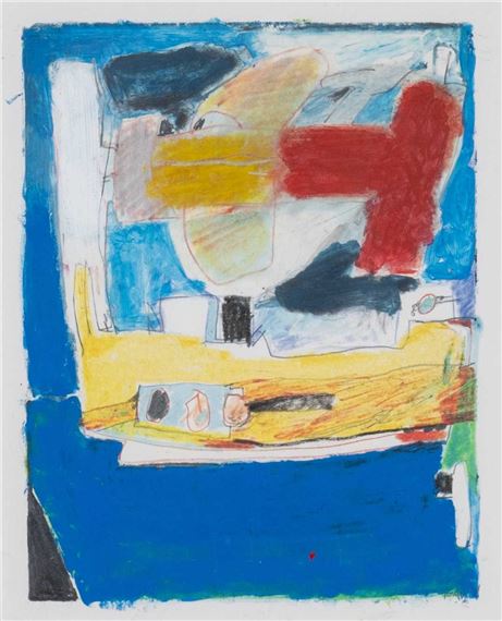Roger Cecil | ‡ ROGER CECIL oil and pastel on card - entitled verso ...