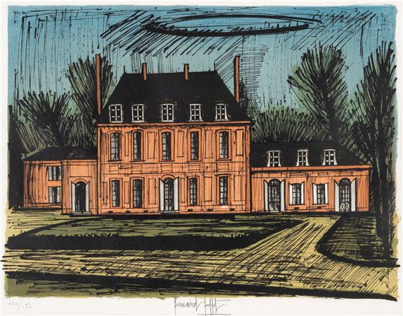 Bernard Buffet | Le Manoir de Saint Crespin (1982) | MutualArt