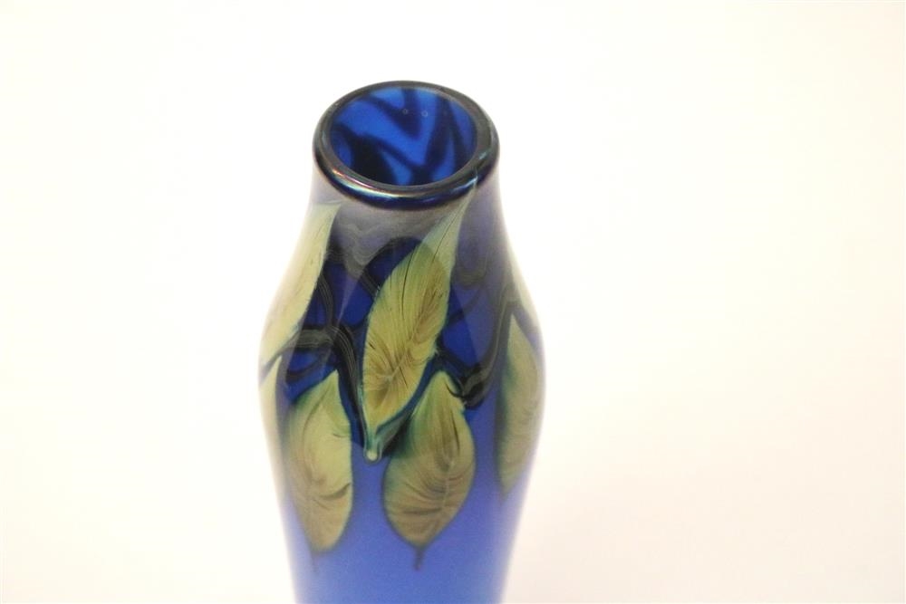 David Lotton | DAVID LOTTON SIGNED AND DATED ART GLASS VASE, 1993 ...