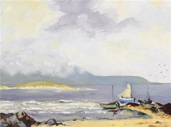 Joan Dickson | Bringing Home the Catch | MutualArt