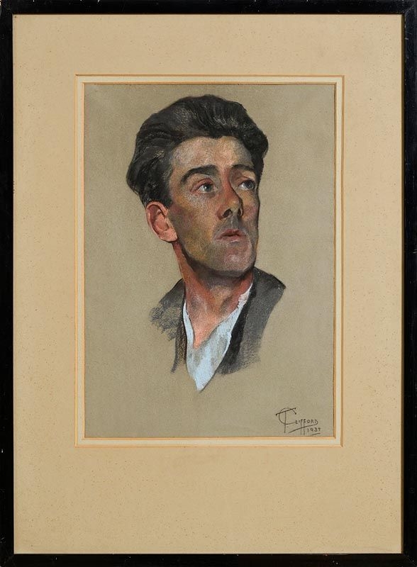 Thomas Clifford | Head Study (1937) (1937) | MutualArt