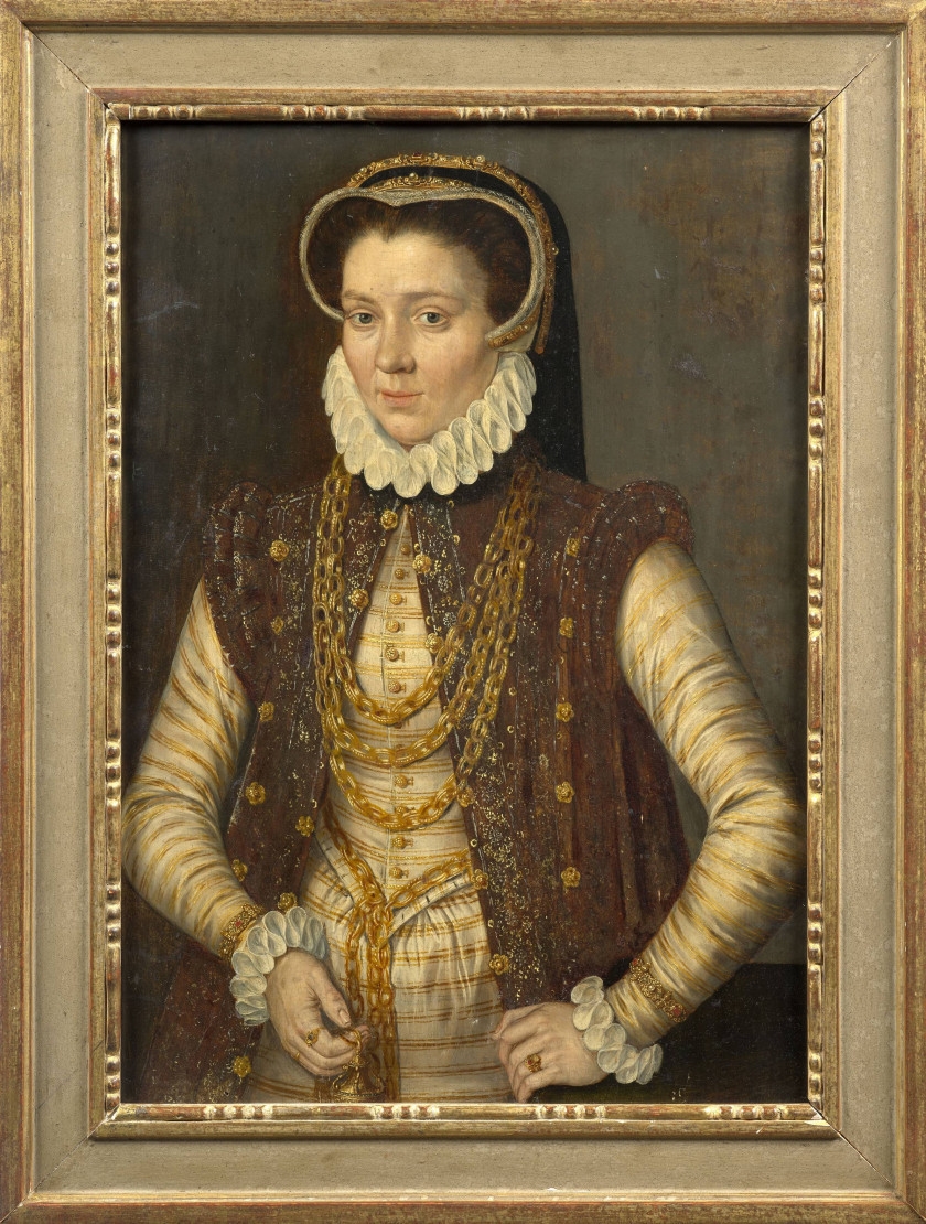 Antonis Dashorst | Portrait d'une dame de qualité (Circa 1520) | MutualArt