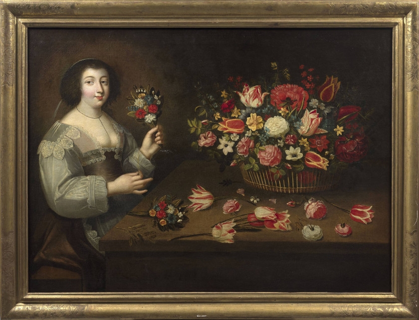 Jacques Linard | La belle bouquetière (Circa 1597) | MutualArt