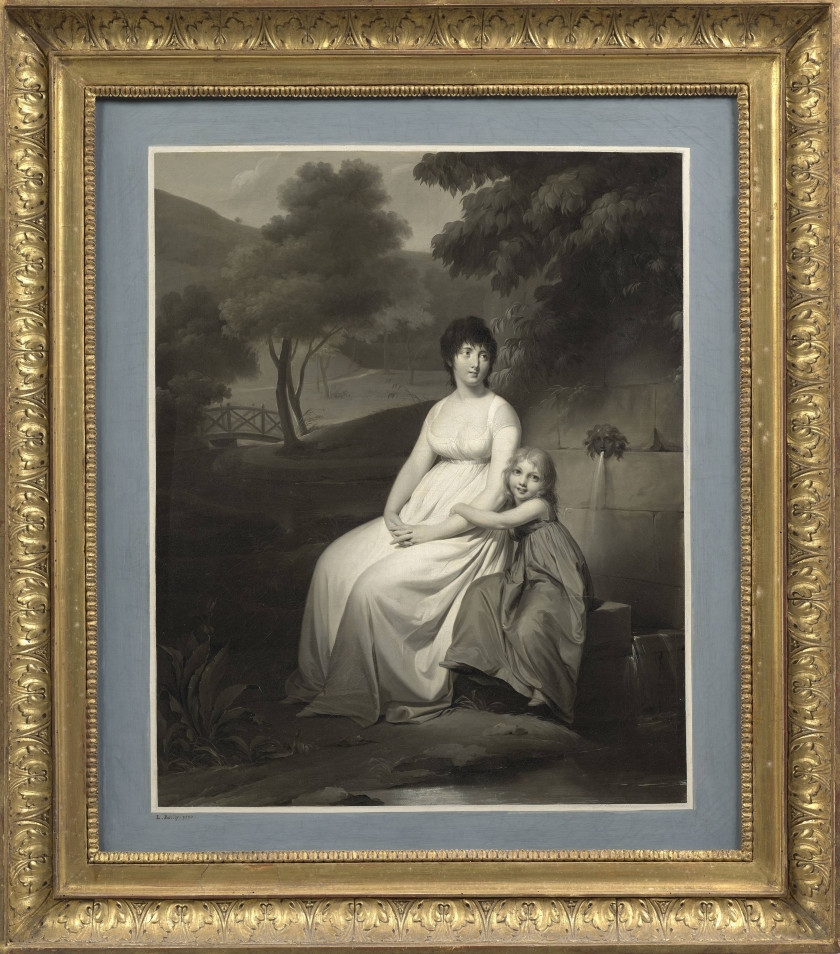 Louis-Léopold Boilly | Portraits de Madame Tallien et de sa fille dans ...