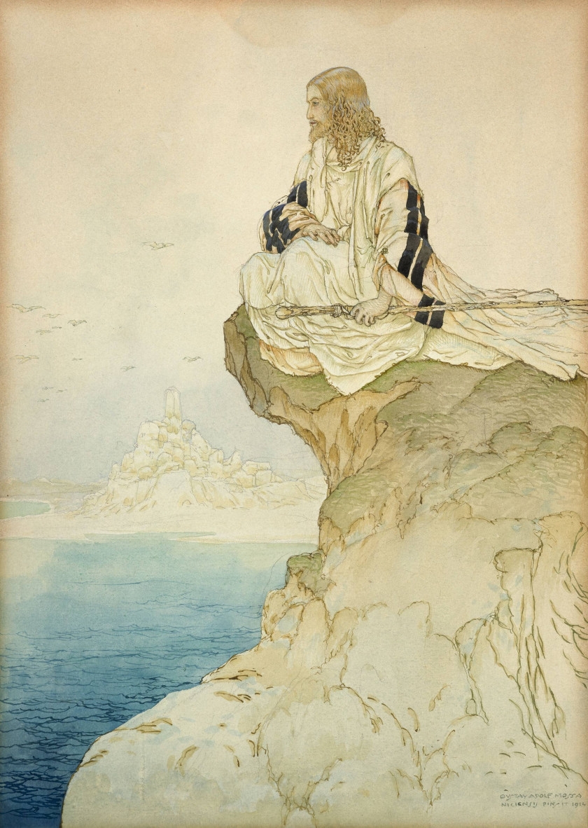 Gustave Adolphe Mossa | Jésus (1914) | MutualArt