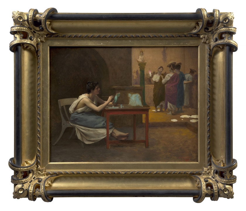 Jean-Léon Gérôme | Sculpturae vitam insufflat pictura ou L'atelier de ...