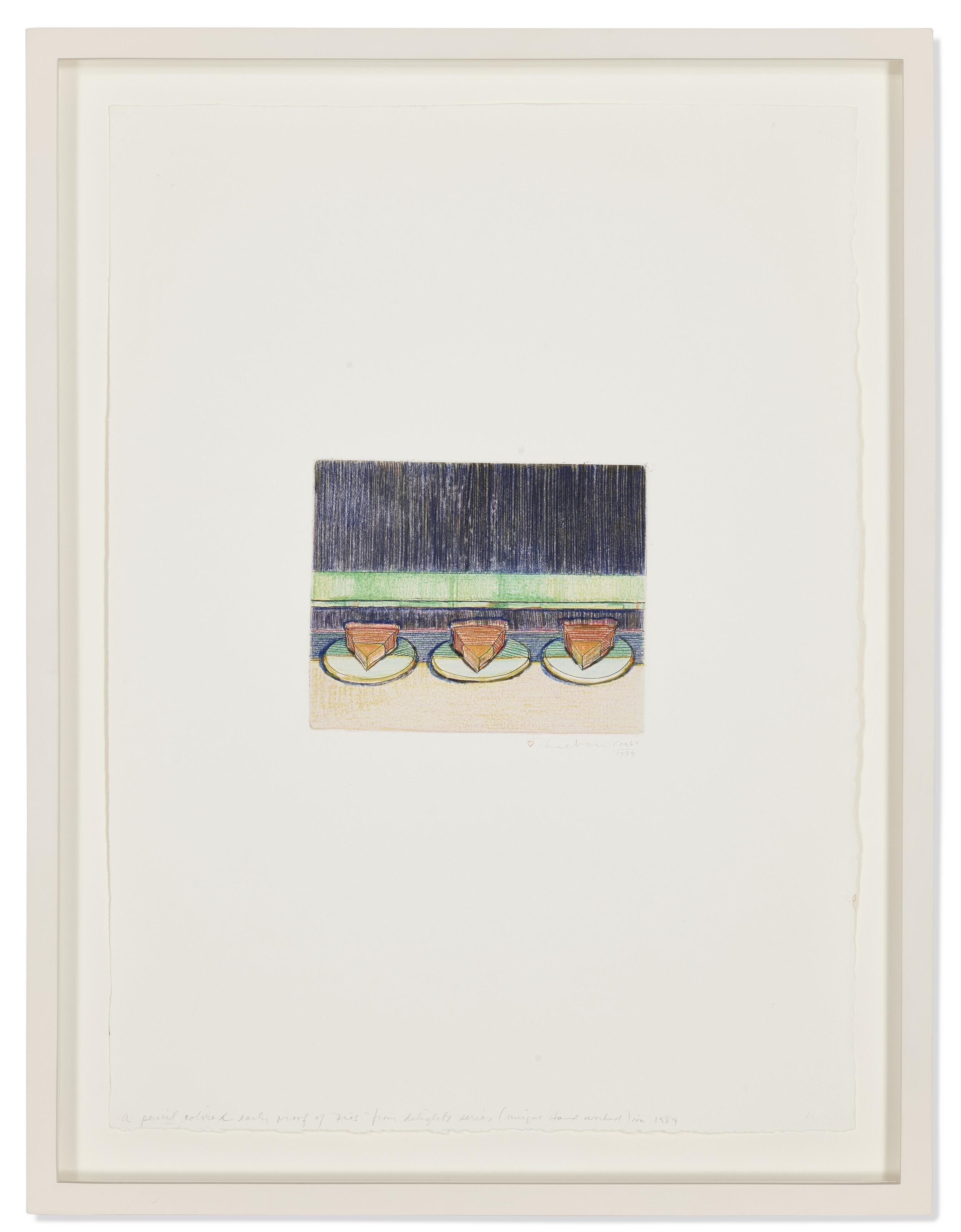 Wayne Thiebaud | Pie Case (1964 - 1989) | MutualArt