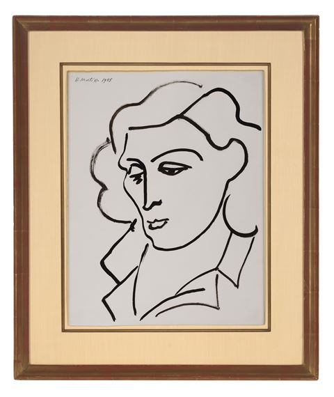 Henri Matisse | Portrait de Lydia (1945) | MutualArt
