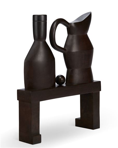 Fernando Botero | Still Life with Jug and Bottle (1981) | MutualArt