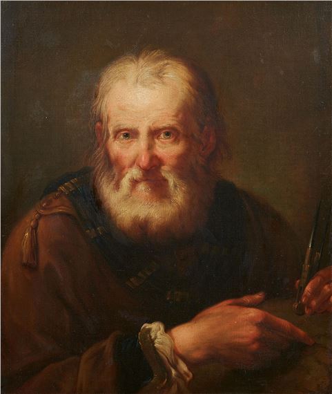 Giuseppe Nogari | Giuseppe Nogari Archimedes Oil on canvas (relined ...