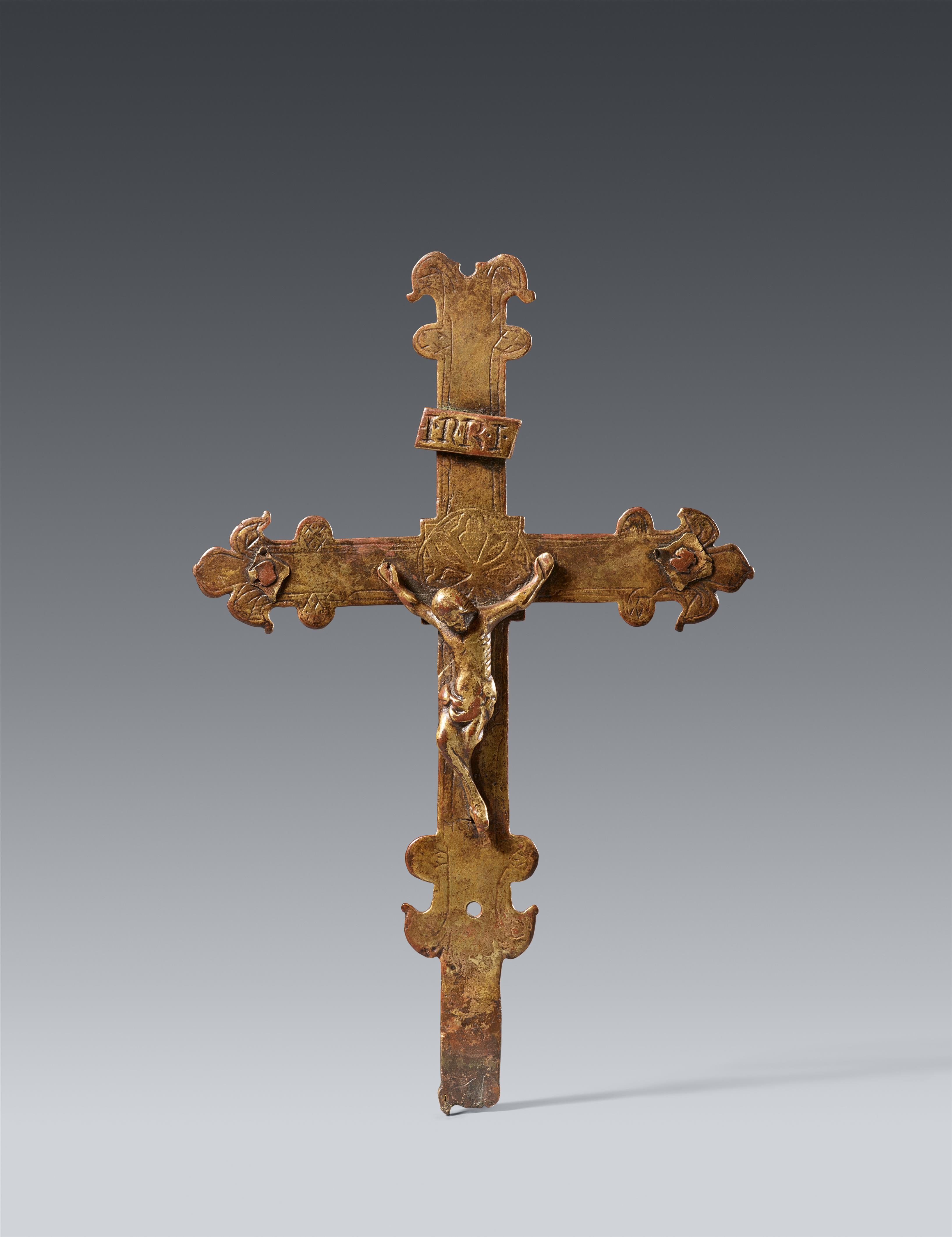 Italian School, 14th Century | A copper Crucifix | MutualArt