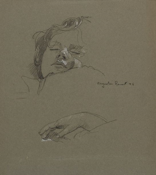 Augustin Rouart | Portrait of Jean-Marie at age three, with the hand at ...