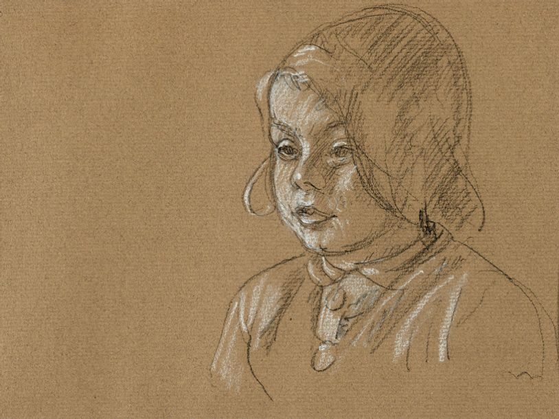 Augustin Rouart | Bust portrait of Jean-Marie at age 4 | MutualArt