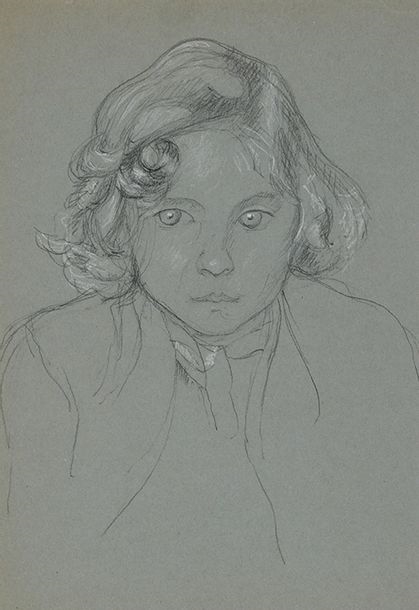 Augustin Rouart | Portrait of a little girl | MutualArt