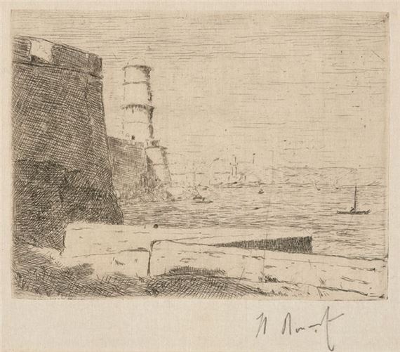 Henri Stanislas Rouart | La Rochelle (Circa 1870) | MutualArt