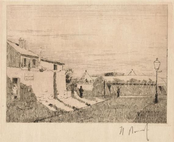 Henri Stanislas Rouart | Military camp (Circa 1870) | MutualArt