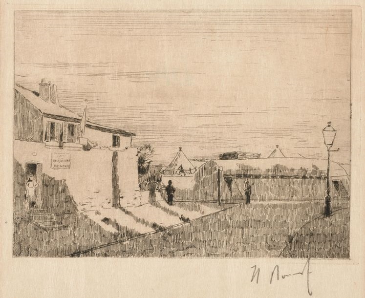 Henri Stanislas Rouart | Military camp (Circa 1870) | MutualArt