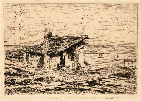 Henri Stanislas Rouart | The Fisherman's House | MutualArt