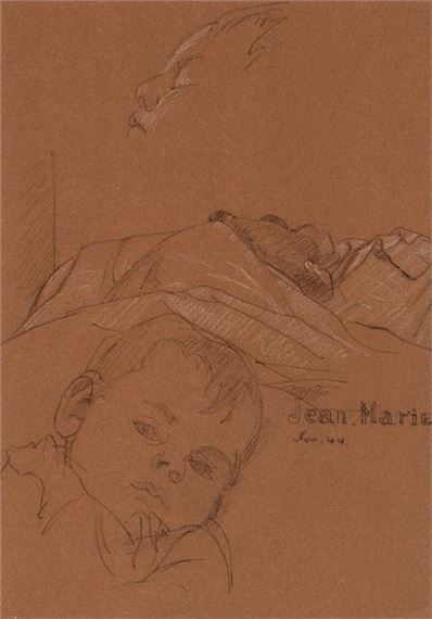 Augustin Rouart | Portrait of Jean-Marie at age 1 (44) | MutualArt
