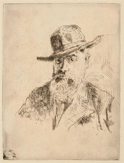 Henri Stanislas Rouart | Self-portrait (Circa 1880) | MutualArt