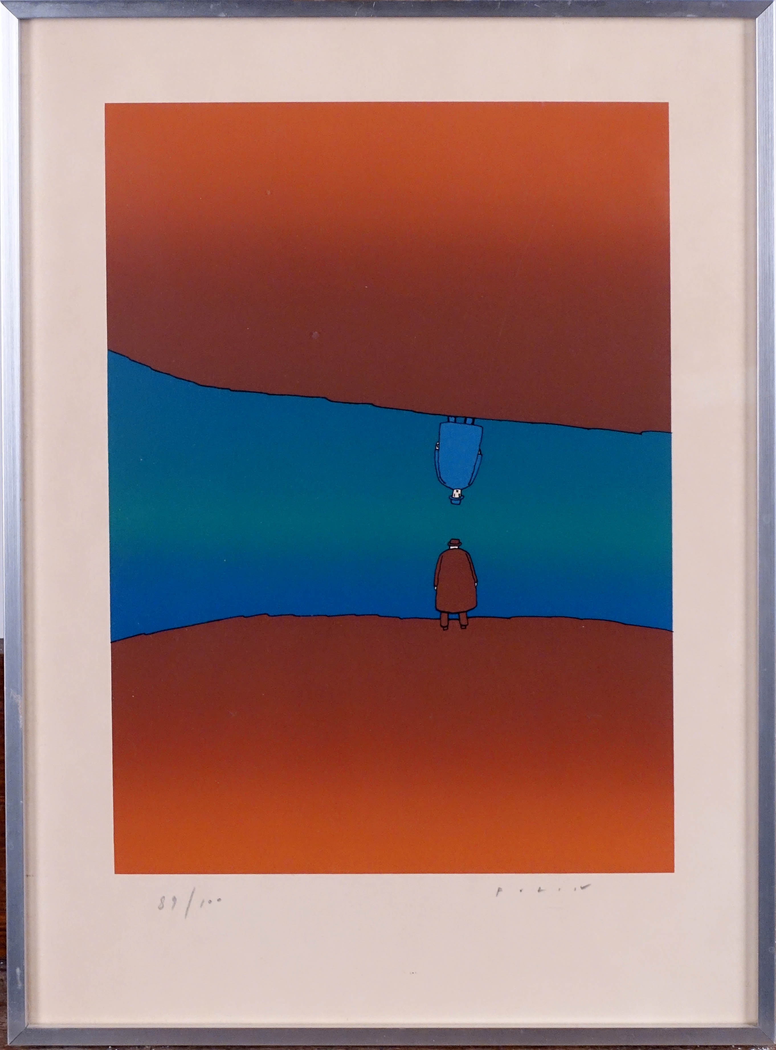 Jean-Michel Folon | L'attraction | MutualArt