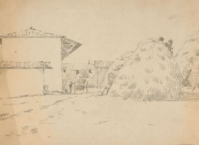Henry Lerolle | The haystack | MutualArt