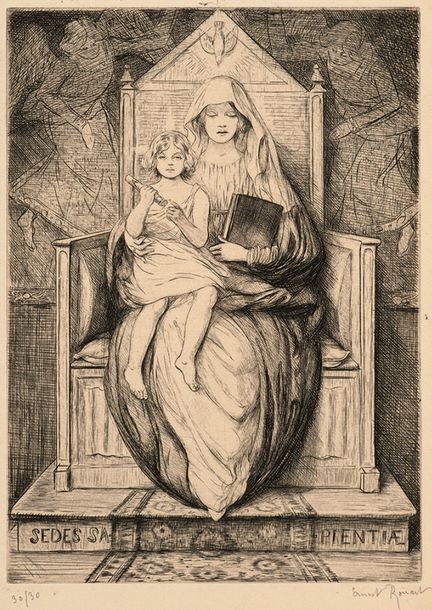 Ernest Rouart | Sedes Sapientiae (The Throne of Wisdom) | MutualArt