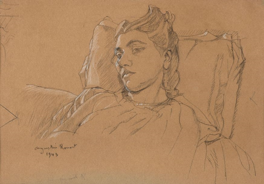 Augustin Rouart | Portrait of Marie-Louise, Juliette's sister (1943 ...